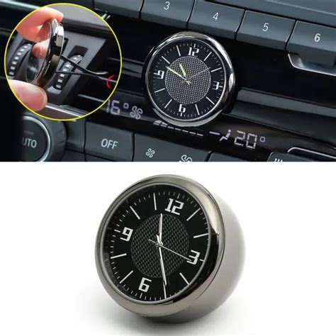 MONTRE HORLOGE ANALOGIQUE POUR Tableau De Bord De Voiture Fluorescent Stick Sur EUR