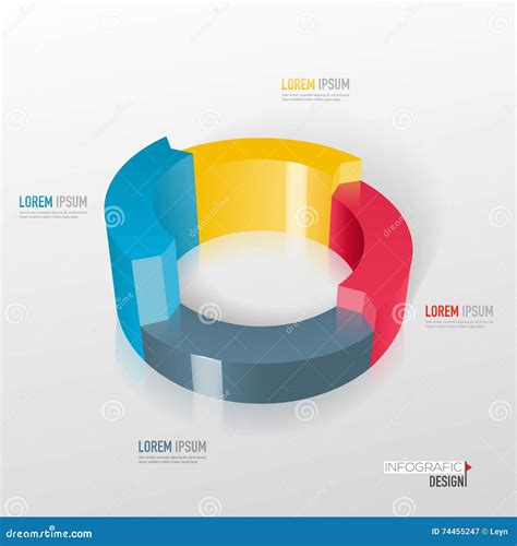 Creative Vector Colorful D Arrows Chart Stock Illustration Illustration Of Business