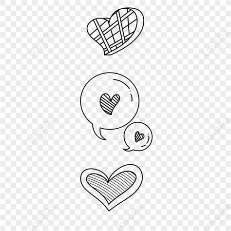 만화 일러스트 검은 선 그리기 사랑 대화로맨스미술 Png 일러스트 무료 다운로드 Lovepik