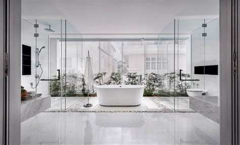 White Translucent Box Forms Singapore Residence By Park Associates Architects
