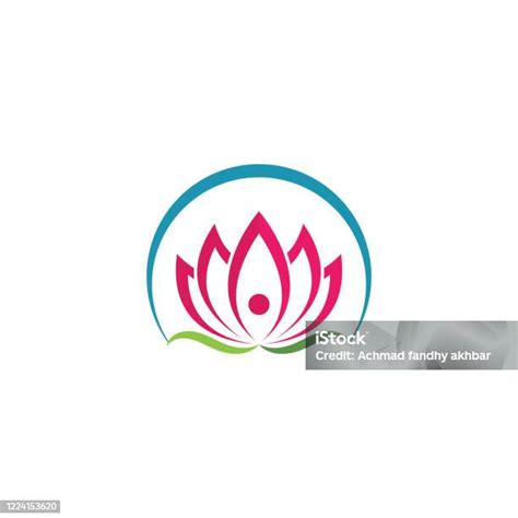 美容向量蓮花設計標誌範本圖示向量圖形及更多睡蓮圖片 睡蓮 健康的生活方式 剪裁圖 Istock
