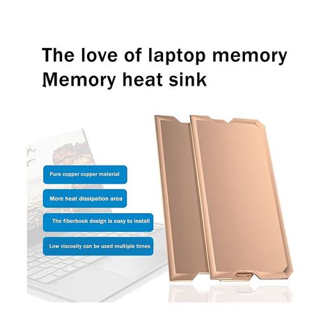 Ddr4 Ddr5 Memory Cooling Heatsink Radiator Laptop Memory Heat Sink Memory Cooling Vest Memory