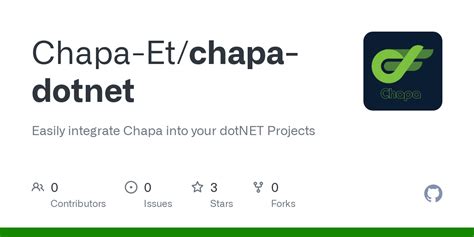 Github Chapa Et Chapa Dotnet Easily Integrate Chapa Into Your Dotnet