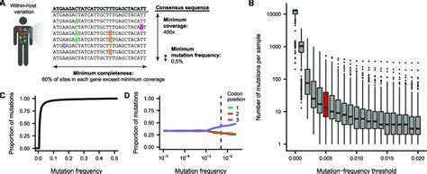Within Host Mutation Calling Criteria A Within Host Mutations Were
