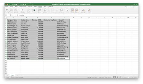Excel File Is Locked For Editing Error And Solutions 10XSheets