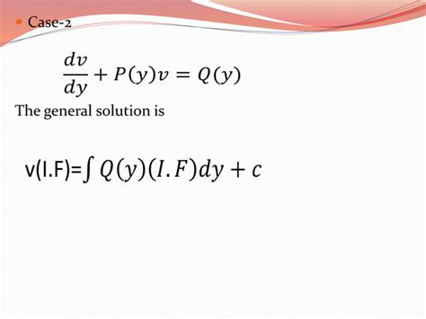 Linear Differential Equation Pptx