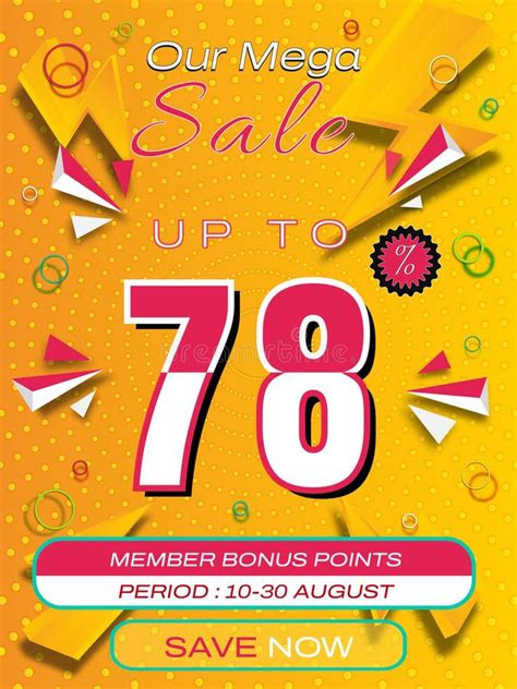 Massive Markdown Madness Sale Poster Stock Vector Illustration Of