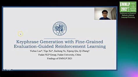 Underline Keyphrase Generation With Fine Grained Evaluation Guided