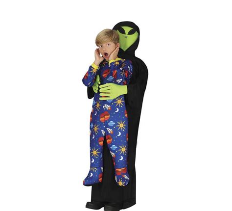 Alien entführtes Jungenkostüm für Kinder