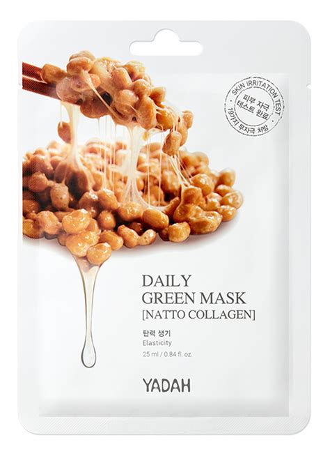 Yadah Daily Green Natto Collagen Mask ingredients (Explained)
