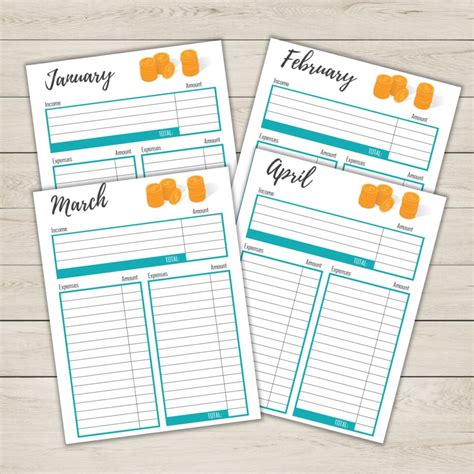 Printable Expense Trackers