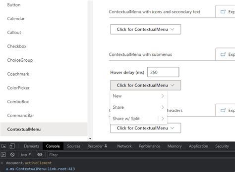 ContextualMenu Focus After Selecting Submenu S Goes To Body Issue