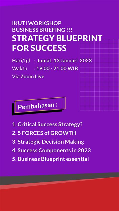 Strategy Blueprint For Success