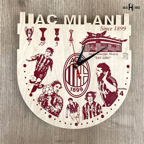 Hama Ge მილანი ლოგო ორიგინალ ფერში Ac Milan