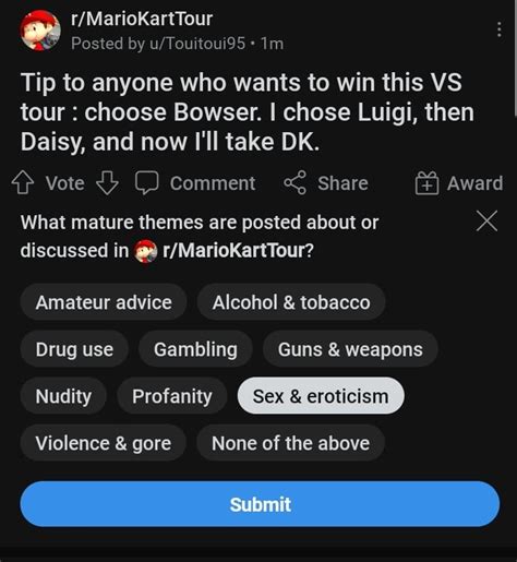 Reddit Algorithm Strikes Again Rmariokarttour