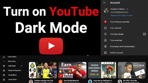 How To Turn On Youtube Dark Mode On Smartphone And Pc 2023 Updated