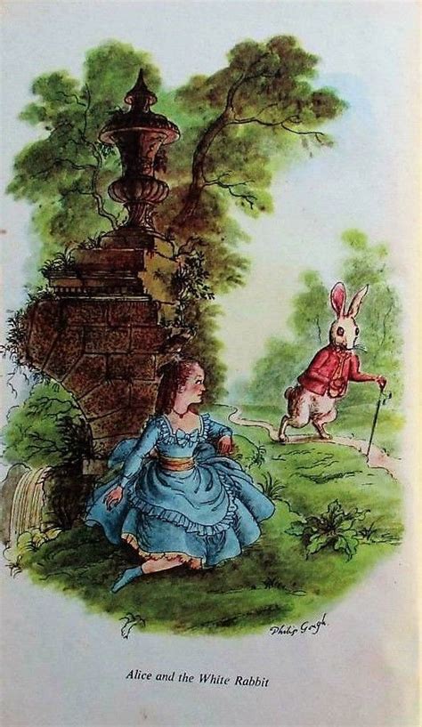 1949 Philip Gough Alice In Wonderland Illustrations Alice In
