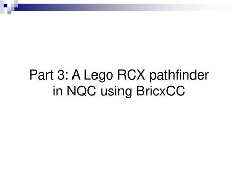 PPT Lego RCX Assembler And A Case Study PowerPoint Presentation Free Download ID