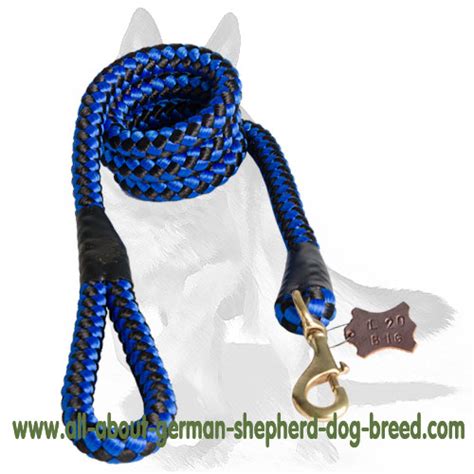 Cord nylon dog leash - 5 foot dog leash : German Shepherd Breed: Dog ...