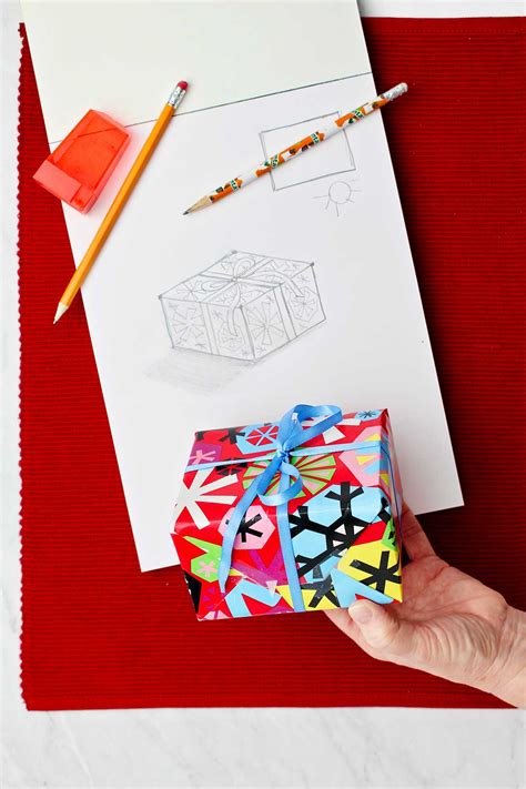 How To Draw A Christmas Present Welcome To Nanas