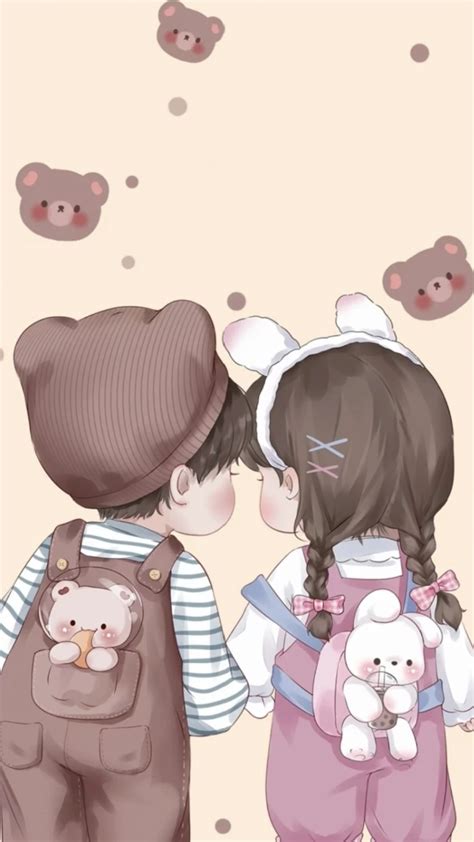 Cartoon Love Couple Wallpaper Hd 1080p Free