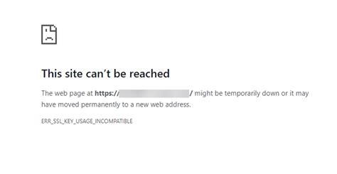Errsslkeyusageincompatible