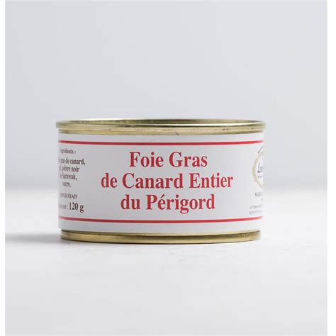 Foie gras de Canard entier du Périgord 120gr boîte métal Le