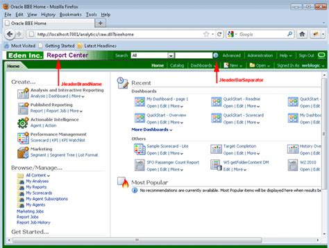 Creating And Developing Custom Styles Skins And Messages In Oracle Bi Ee 11g