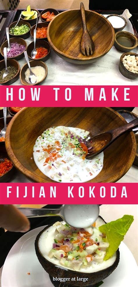 How To Make Kokoda Fijian Raw Fish Salad 2 Ways Raw Fish Recipes