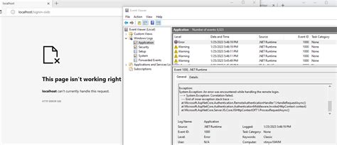C Blazor Server With Microsoft Identity In Iis With Virtual Application Stack Overflow