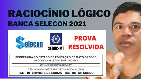 Gabarito Selecon Seduc Mt BRAINCP