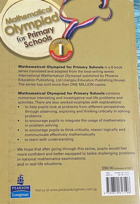 Longman Mathematical Olympiad For Primary Schools Hobbies And Toys