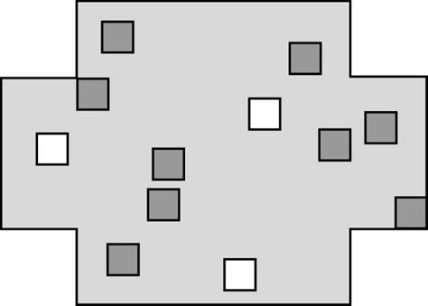 illustration of classic double sampling design the large polygon