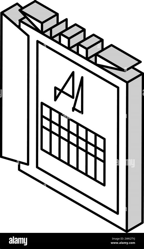 Electrical Fuses Box Isometric Icon Vector Illustration Stock Vector