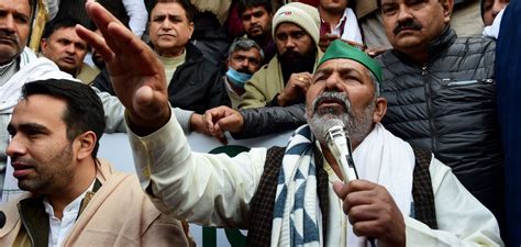 Like His Father Rakesh Tikait Proves To Be Delhis Achilles Heel