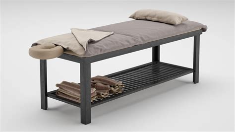 Spa Bed Massage Table 3d Model By Smart3dmodels