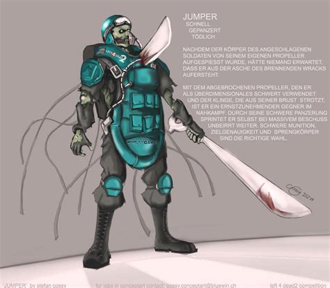 Left 4 Dead 2 Zombie By Cossyconceptart On Deviantart