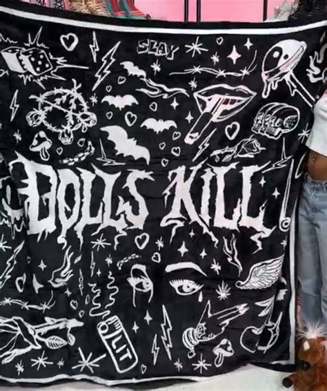 Dolls Kill Black Canary Blankets Mercari