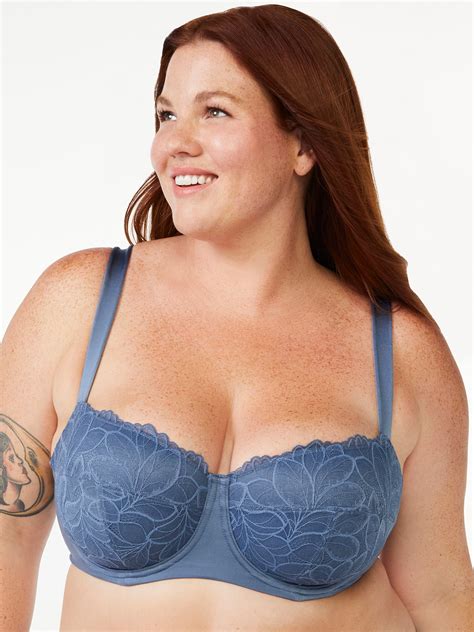 Joyspun Womens And Womens Plus Size Underwire Balconette Bra Sizes