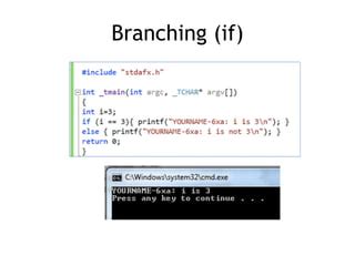 CNIT 126 6 Recognizing C Code Constructs In Assembly PPT