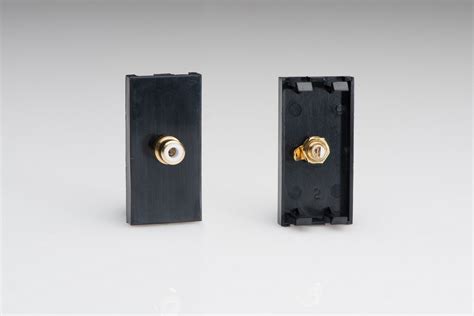 Varilight Black Single Phono RCA Socket Female 1 DataGrid Space