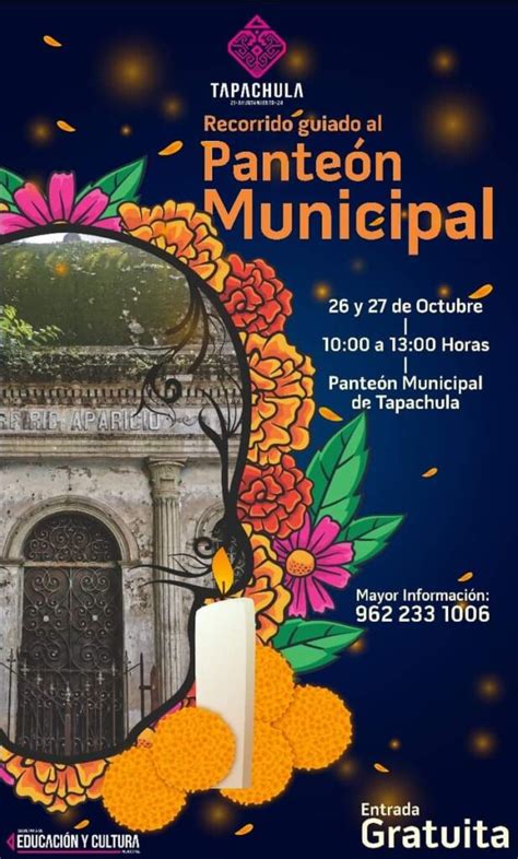 HOY Y MAÑANA RECORRIDO EN EL PANTEON MUNICIPAL CONOCE LAS LEYENDAS
