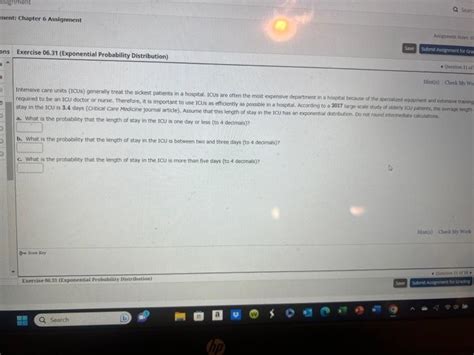 Solved Ment Chapter 6 Assignment Exercise 0631