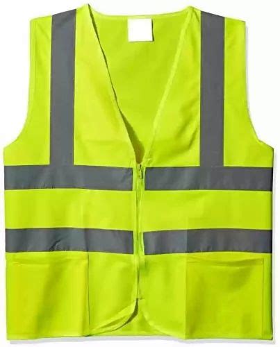 Green High Visibility Reflective Safety Vest For Construction At Rs