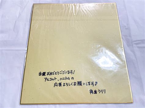直筆イラスト色紙 梅鳥うりり先生 Dang Dang 団地妻 樋口 真名 電気外祭り 2014 SUMMER in 新宿 はるぴゅいあ