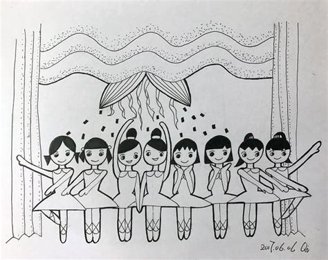 舞蹈教室怎么画简笔画图片简单（高清12张） 简笔画图片大全