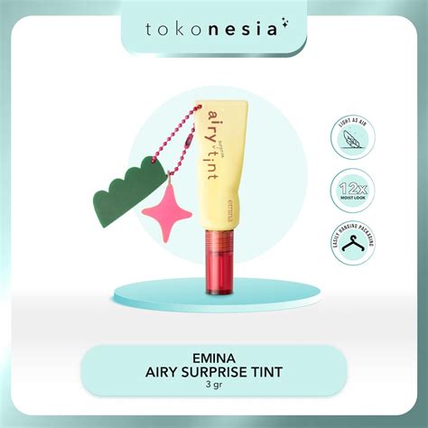 Jual Emina Airy Surprise Tint 3 G New Shopee Indonesia