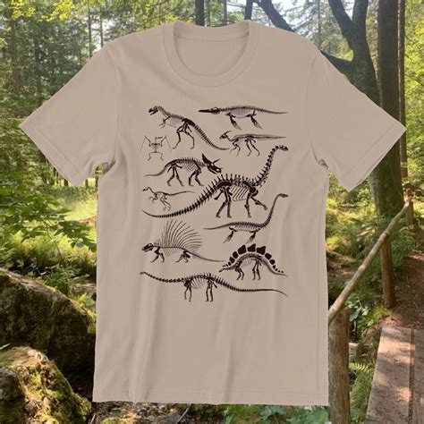Dinosaurs Bones Shirt • Fossils Jurassic Dinosaur Skeleton Shirt