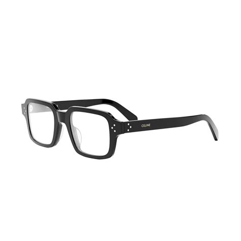 Celine Rectangular Frame Glasses In 001 Modesens