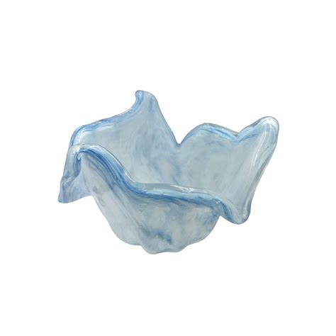 Vintage Murano Italy Hand Blown Glass Abstract Bowl Etsy